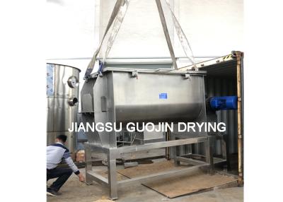 China 2000L Stainless Steel Food Powder Ribbon Mixer Horizontal 45 RPM with 800-1200kg Capacity for sale