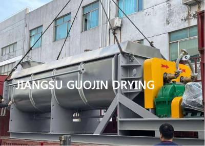 China Industrial Sludge Paddle Dryer 11kw Transmission Power Hollow Blade Dryer for sale