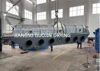 China Continuous Rice Bran Drying Vibrating Fluid Bed Dryer 0.9x7.5M with 160-210°C Temperature Range and 6.75m² Fluidized Bed Area for sale