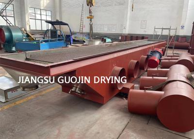 China ZLG-1.5x9M Horizontal Continuous Vibrating Fluidized Bed Dryer For Salt for sale