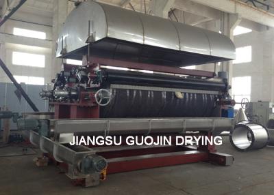China HG Series Double Cylinder Rotary Drum Dryer 1.8M Diameter 80-90% Thermal Efficiency for Leather Sludge for sale