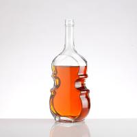 China Collar Material Aluminum Plastic PP Woman Body Shape Unique 200ml Liquor Glass Bottle for sale