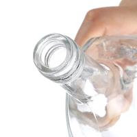 China Hot Stamping Glass Vodka Bottle Personalize Your Bottle with a Color of Your Choice for sale