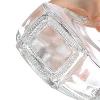 China Collar Material Aluminum Plastic PP Woman Body Shape Unique 200ml Liquor Glass Bottle for sale