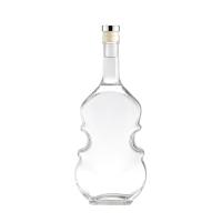 China Collar Material Aluminum Plastic PP Woman Body Shape Unique 200ml Liquor Glass Bottle for sale