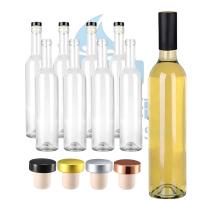 China Surface Handling Hot Stamping Glass Bottle for Liquor 500ml/750ml/1500ml Clear Design for sale