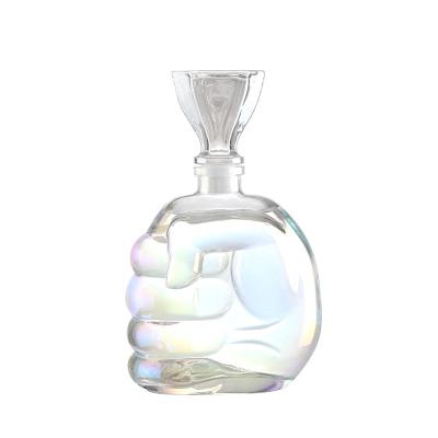 China Base Material Super Flint Glass 500ml Liquor Bottle for Gin Vodka Rum Wine 700ml for sale