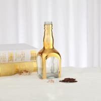 China Body Material Super Flint Glass 500ml Luxury Long Neck Tequila Glass Bottle for Bar for sale