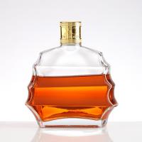China Hot Stamping Surface Handling Short Neck Tequila Glass Bottle for Party Excellent for sale