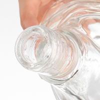China Hot Stamping Surface Handling Short Neck Tequila Glass Bottle for Party Excellent for sale