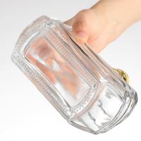 China Hot Stamping Surface Handling Short Neck Tequila Glass Bottle for Party Excellent for sale
