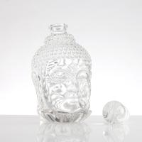 China 500ml Glass Bottle for Vodka Spirit Wine Nordic Twisted Liquor Bottles Customized Design for sale
