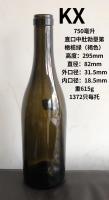 China Customize Sealing Type Empty Clear Wine Glass Bottles 500ml 750ml 1000ml with Custom Make for sale