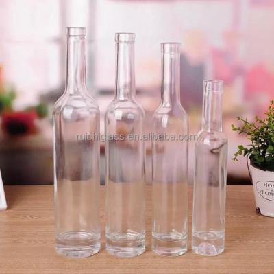 China Customized Custom Make Super Flint Glass 500ml 700ml Wine Glass Bottle with Cap for sale