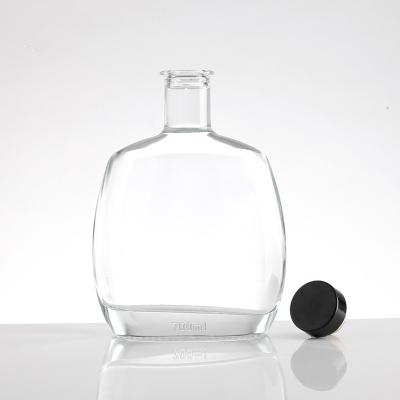 China Customized Logo Glass Bottle for Spirit Gin Liquor Whisky Rum Tequila Vodka 750ml 700ml for sale