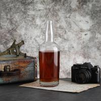 China 2023 Professional 500ml 750ml 1000ml Square Gin Rum Vodka Whisky Glass Bottle for Soda for sale
