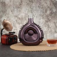 China 750ml Electroplated Liquor Bottles for Bar Hot Stamping Surface Handling for sale