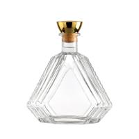 China Hot Stamping Customized 375ml 500ml 650ml 700ml 750ml 800ml 1000ml Glass Liquor Bottle for sale