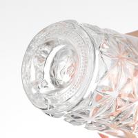 China Wooden Corks 750ml Glass Bottle for Vodka Latest Delicate Emboss Design and Hot Stamping for sale