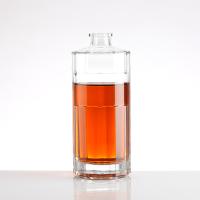 China Hot Stamping Surface Handling 500ml Luxury Wine Liquor Glass Bottle for Custom Design for sale