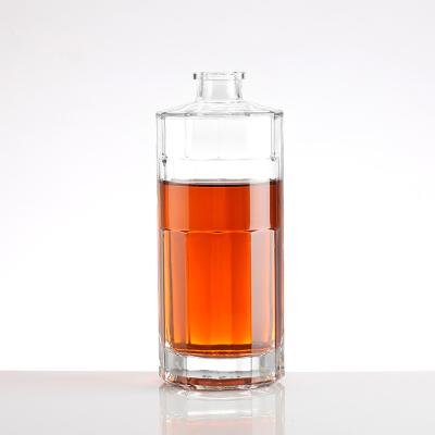 China Hot Stamping Surface Handling 500ml Luxury Wine Liquor Glass Bottle for Custom Design for sale
