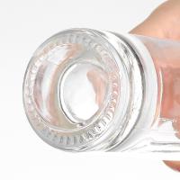 China Aluminum Plastic PP Collar 750ml Frosted Vodka Glass Bottle With Cork Cap High Demand for sale