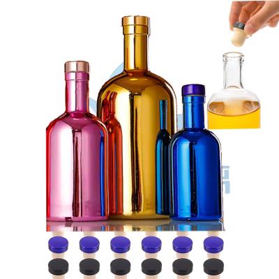 China Super Flint Glass 250ml 500ml 750ml Custom Design Spirits and Liquor Bottle for Wine for sale