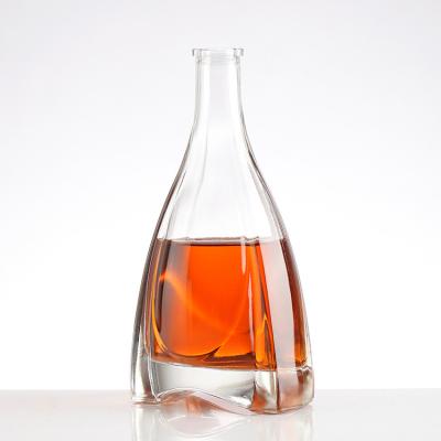 China 500ml High Transparent Liquor Glass Bottle for Whiskey Manufactured by Flint for sale
