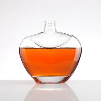 China Clear Empty 500ml Custom Glass Bottle for Gin Wine Rum Vodka Whiskey Spirit Liquor for sale