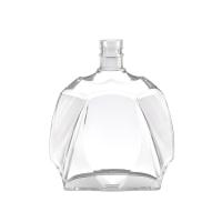 China Super Flint Glass Round Empty Bottle for Wine Whisky Vodka Tequila 500ml 750ml 1000ml for sale