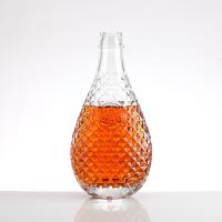 China Fancy Shape Empty Spirit Liquor Alcohol Glass Bottles Suitable for Beverage Industry for sale