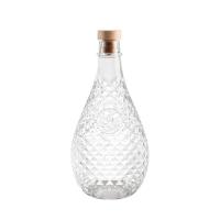 China Fancy Shape Empty Spirit Liquor Alcohol Glass Bottles Suitable for Beverage Industry for sale