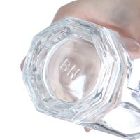 China 500ml Square Glass Screw Cap Bottle for Custom Made Vodka Tequila Transportation for sale