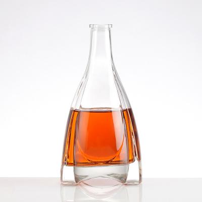 China Aluminum Plastic PP Collar Glass Bottle for Liquor Alcohol Spirit in 500ml 750ml for sale