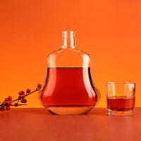 China Super Flint Glass 300 ml 500 ml 750 ml Whisky Spirits Vodka Bottle for Liquor Tequila for sale