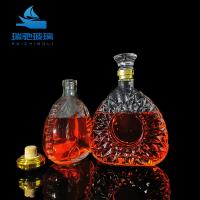 China Customize Sealing Type Classic Shape Screen Printing Glass Liquor Bottles for Bar for sale