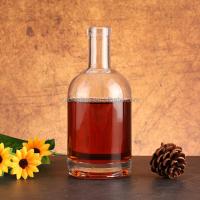 China Transparent Colored Glass Wine Bottles 500ml 700ml 750ml Perfect for Liquor Packaging for sale