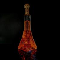 China Customize 500ml 700ml Eiffel Tower Shape Liquor Wine Glass Bottle with Custom Sealing for sale