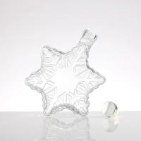 China Girls' Super Flint Glass Star Shaped Liquor Bottle with Aluminum Plastic PP Collar for sale