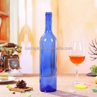 China Industrial Beverage Glass Bottle 500ml 700ml with Cap Super Flint Glass Body Material for sale