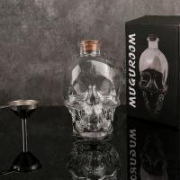 China 500ml OEM/ODM Super Flint Glass Spirit Liquor Rum Bottle with Hot Stamping Design for sale