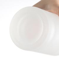 China Custom 500ml 700ml 750ml Empty Frosted Vodka Glass Bottle with Super Flint Glass Base for sale