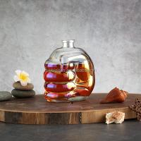 China Unique Shaped Whiskey Glass Bottles Customize Sealing Type for Vodka and More Storage for sale