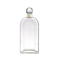 China Customizable Sealing Electroplate Brandy Bottle for Beverage Packaging Solutions for sale