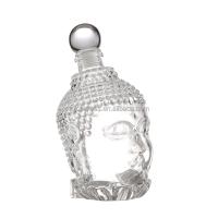 China Transparent 500ml 700ml 750ml Capacity Triangular Shape Liquor Glass Bottle for Brandy for sale