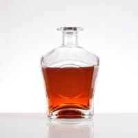 China Super Flint Glass Empty Liquor Vodka Gin Bottle with Cork 500ml 700ml 750ml 1000ml for sale