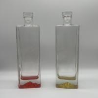 China Customize Sealing Type 500ml Empty Glass Bottle for Gin Vodka Whisky Tequila Liquor for sale
