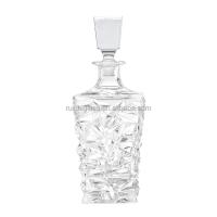 China Hot Stamping 350ml 700ml Super Flint Glass Vodka Whiskey Bottles with Different Sizes for sale