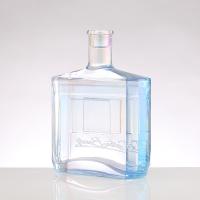 China Stylish Super Flint Glass 200ml 375ml 500ml 700ml 750ml 1000ml Vodka Wine Glass Bottles for sale