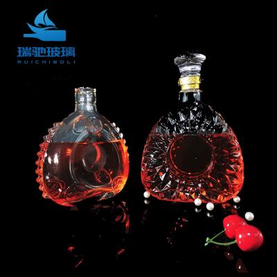 China Aluminum Plastic PP Collar Glass Small Bottles for 500ml Wine Liquor Customization for sale